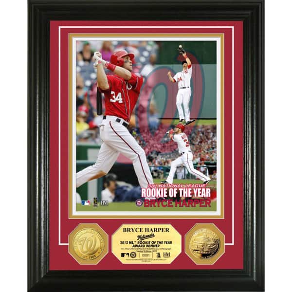 '12 N.L. 'R.O.Y.' Bryce Harper Gold Coin Photomint - Bed Bath & Beyond ...