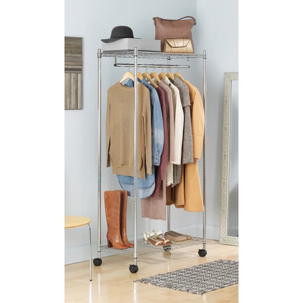 Whitmor 6058-90 Chrome Supreme Garment Rack - Bed Bath & Beyond - 7565097