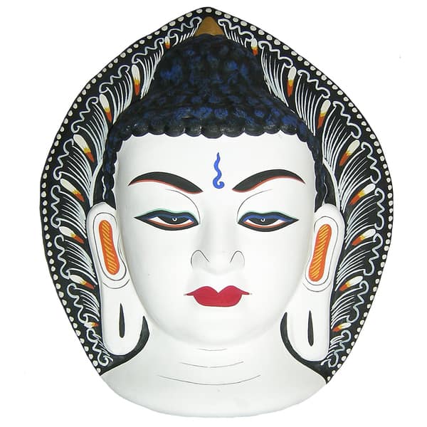 Buddha Paper Mache Mask (Nepal) - Bed Bath & Beyond - 7571846