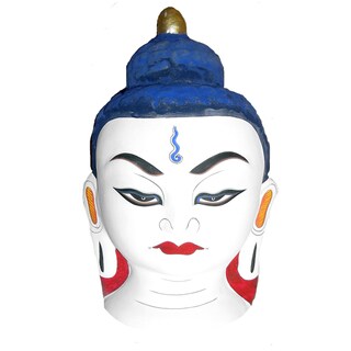 Small Paper Mache Buddha Mask (Nepal) - Bed Bath & Beyond - 7573773