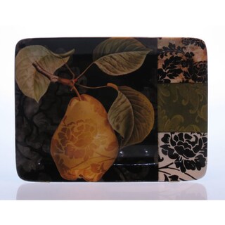 Certified International 'Damask Fruit' Rectangular Platter - Bed Bath ...