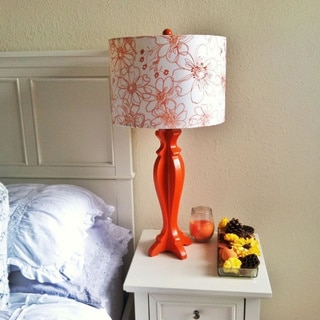 Wayland Floral Shade Modern Table Lamp - Bed Bath & Beyond - 7579034