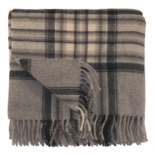 Bocasa Karo Brown Woven Wool Blanket - Bed Bath & Beyond - 7579753