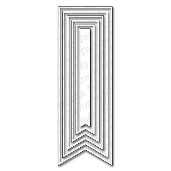 Die-Namics Die-Fishtail Flags Layers STAX - Bed Bath & Beyond - 7583712