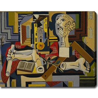 Pablo Picasso 'Studio with Plaster Head' Oil on Canvas Art - Bed Bath ...
