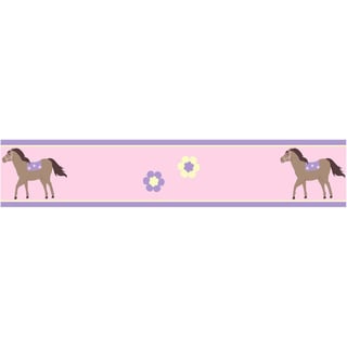 Sweet JoJo Designs Pretty Pony Horse Wall Border - Bed Bath & Beyond ...