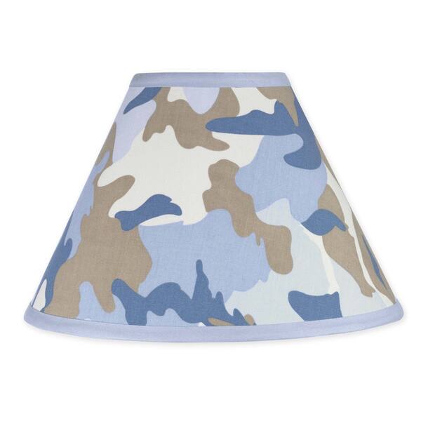 Sweet Jojo Designs Blue and Khaki Camouflage Lamp Shade - Bed Bath ...