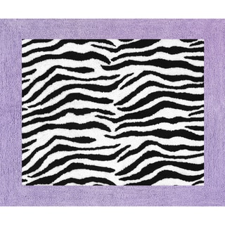 Sweet JoJo Designs Purple Funky Zebra Floor Rug - 2'6 x 3' - Bed Bath ...