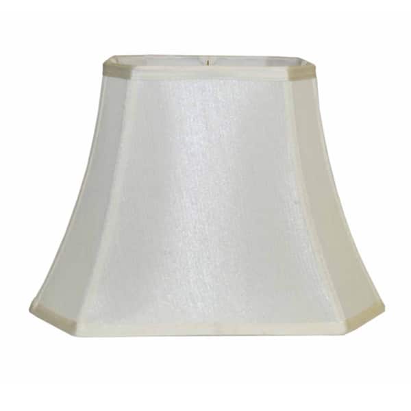 Off-white Silk Lamp Shade - Bed Bath & Beyond - 7602336