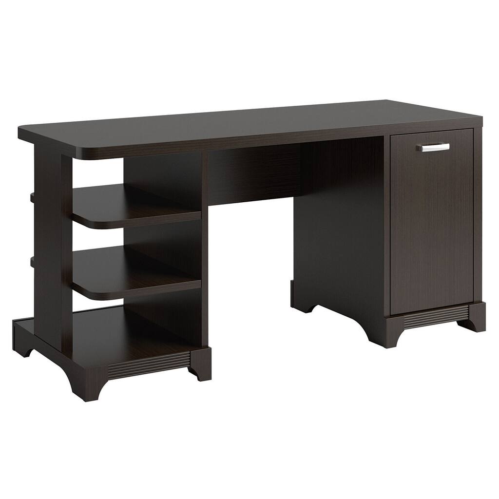 Bush Furniture Lattix Collection Double Pedestal Desk - Overstock - 7607649