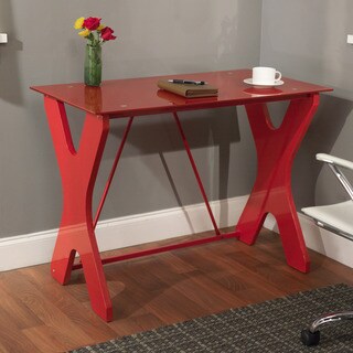 Simple Living Gavin Red Computer Desk - Bed Bath & Beyond - 7614703