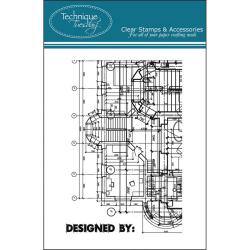 Technique Tuesday 'Urban Blueprint' Clear Stamps - Bed Bath & Beyond ...