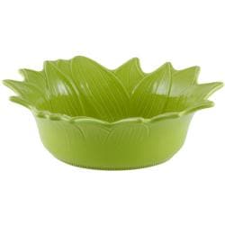 Appolia French Ceramic Lime Green Sunflower 4-qt Serving Bowl - Bed ...