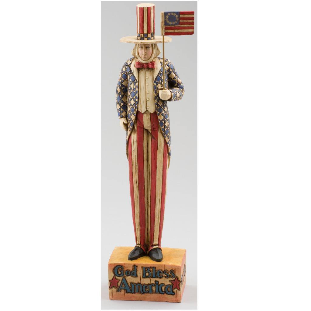 Jim Shore Uncle Sam Figurine - Overstock - 6264870