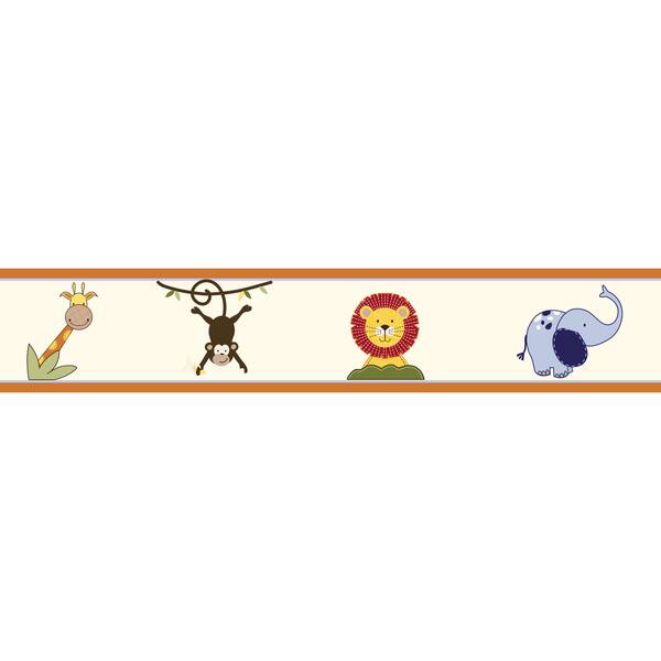 Sweet JoJo Designs Jungle Time Wall Border - Bed Bath & Beyond - 7707241