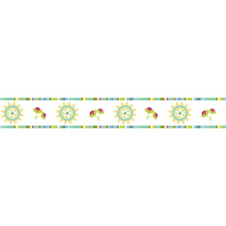 Sweet JoJo Designs Turquoise and Lime Layla Wall Border - Bed Bath ...