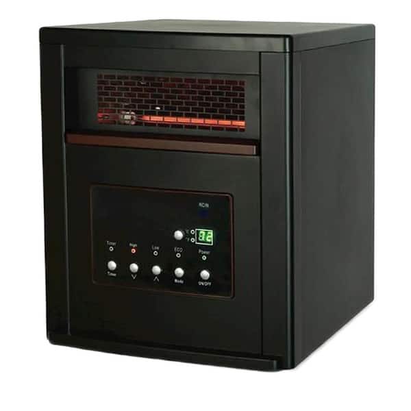 Smart+ Products Black 1000 Square Foot Quartz Infrared Portable ...