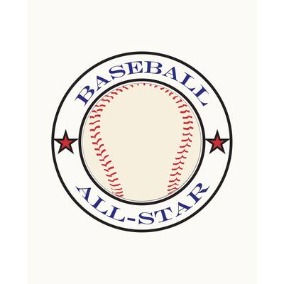 All Star Baseball Art Print - Overstock - 7723730