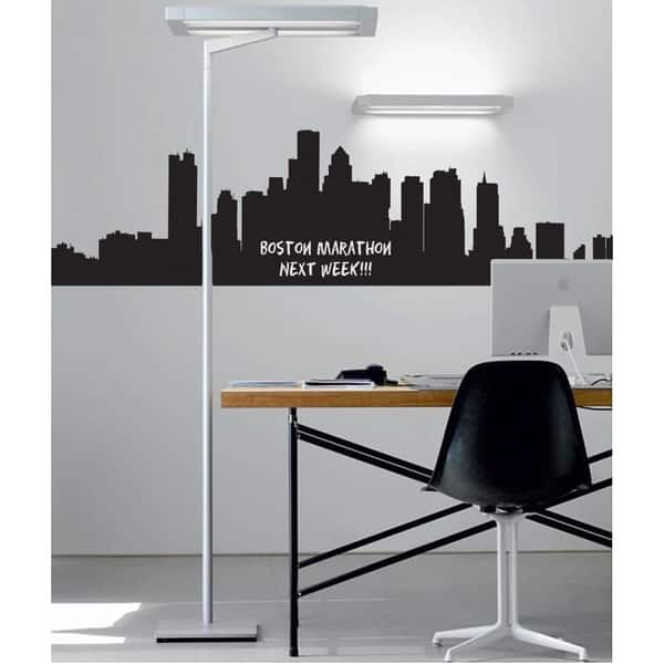 Instant Chalkboard Boston City Skyline Chalkboard - Bed Bath & Beyond ...