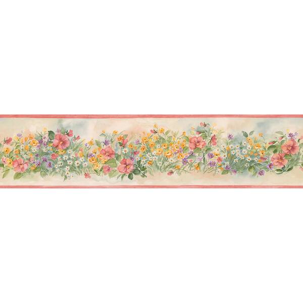 Brewster Peach Kitchen Border Wallpaper - Bed Bath & Beyond - 7737277