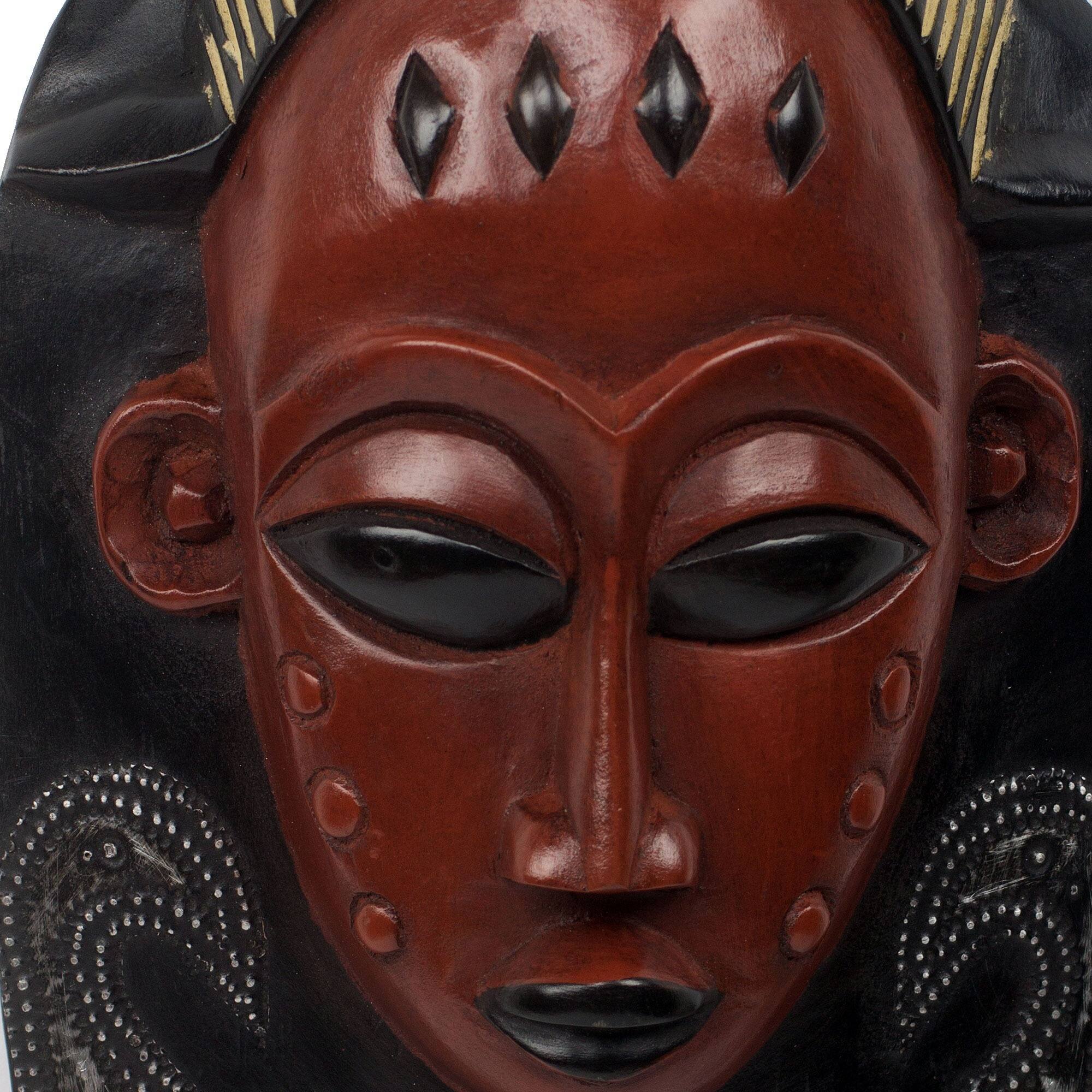 Supremacy Handmade Artisan Tribal Artwork Black Sese Wood With