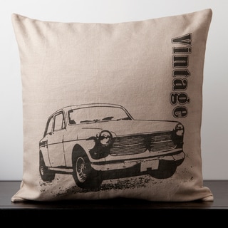 Lilly Doe Skin Vintage Car Novelty 18-inch Decorative Down Pillow - Bed ...