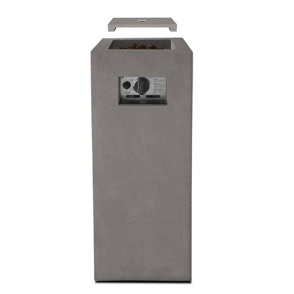 Real Flame Glacier Grey Baltic Fire Column - Bed Bath & Beyond - 7754311