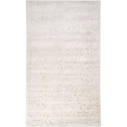 Candice Olson White Hand-tufted Leopard Print Venediger Wool Rug (3'3 x ...