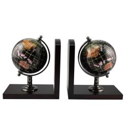 American Atelier Gemstone Globe Bookends - Bed Bath & Beyond - 6399703