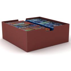 Atlantic 'Henna Red' Media Bin - Bed Bath & Beyond - 6436354