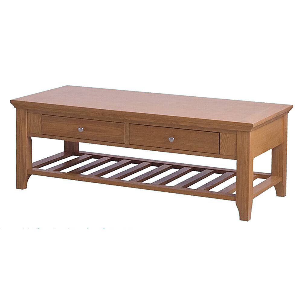 Fraser 2-Drawer Coffee Table - Overstock - 6449125