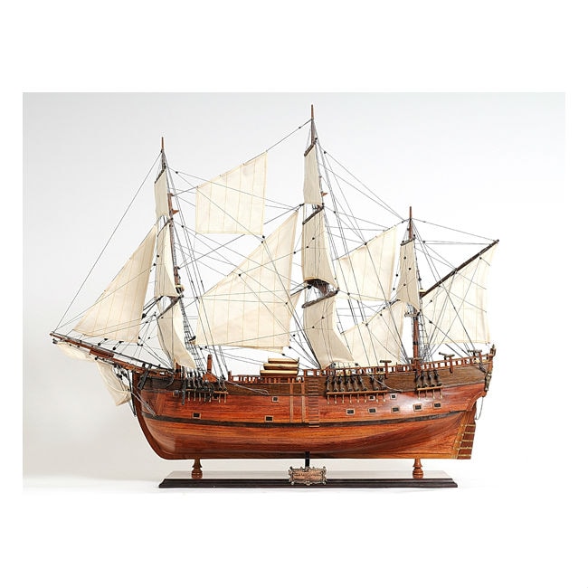 Wooden Master And Commander HMS Surprise Tall Model Ship 14" - 14" L x ...