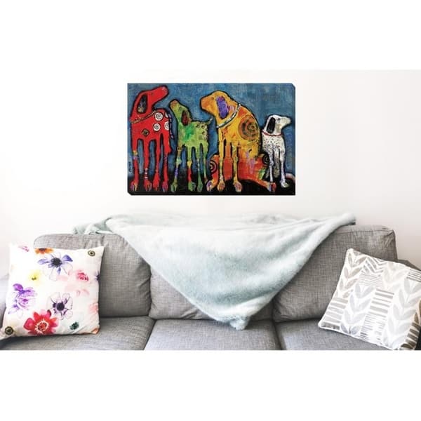 Jenny Foster 'Best Friends' Canvas Art - On Sale - Bed Bath & Beyond ...