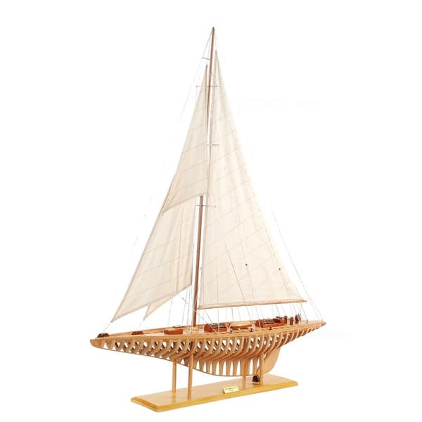 Old Modern Handicrafts Shamrock Open Hull Model Ship - On Sale - Bed ...