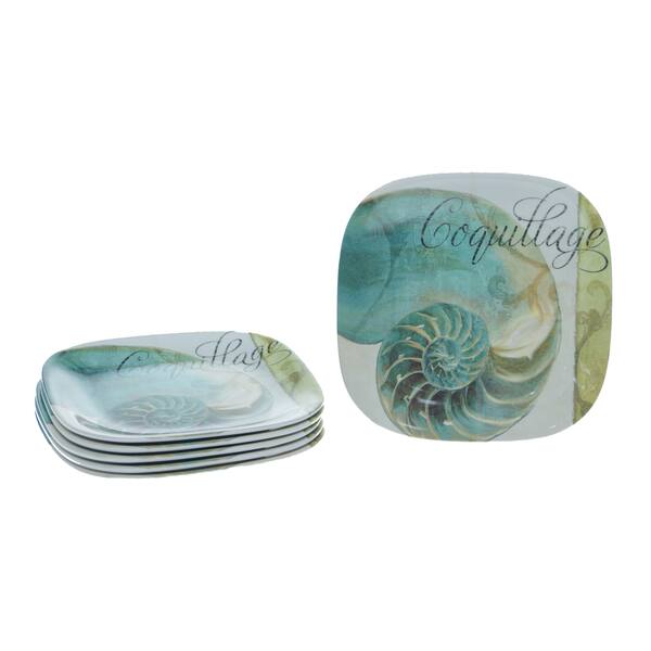 Certified International Le Mer 8.5-inch Plates (Set of 6) - Bed Bath ...