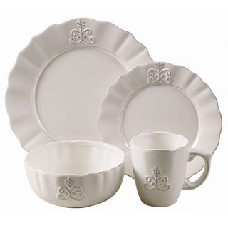 American Atelier Bianca Fleur 16-piece Dinnerware Set - Bed Bath ...