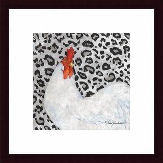 Leopard Rooster Framed Print - Bed Bath & Beyond - 7858114