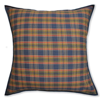 Brown Plaid Euro Sham - Bed Bath & Beyond - 7859877