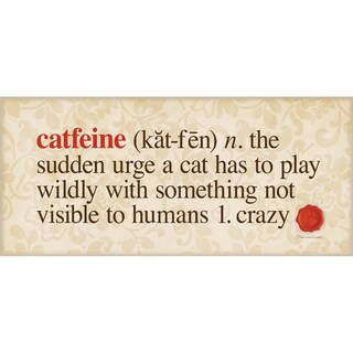 Catfeine Paper Print (Unframed) - Bed Bath & Beyond - 7861753