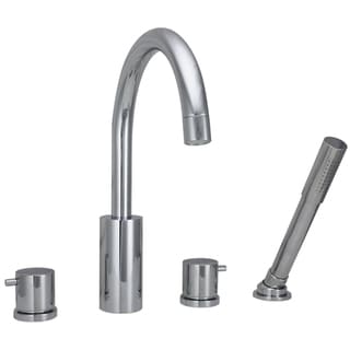 Jado Borma Hi Spout Chrome Roman Tub Set with Handshower - Bed Bath ...