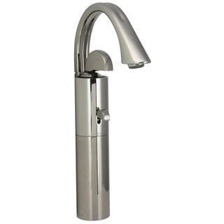 Jado Platinum Nickel Arcato Monoblock Vessel Faucet with Pop-Up - Bed ...