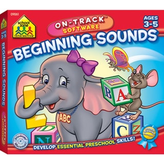 School Zone On-Track Software Beginning Sounds CD-ROM - Bed Bath ...