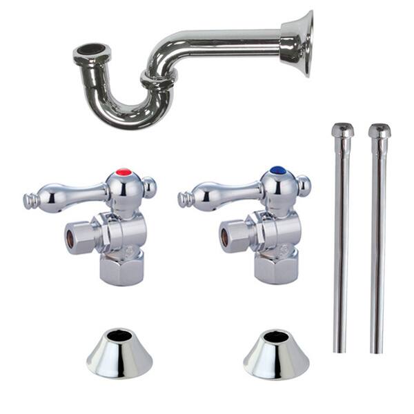 Decorative Chrome Plumbing Supply Kit - Bed Bath & Beyond - 7879586