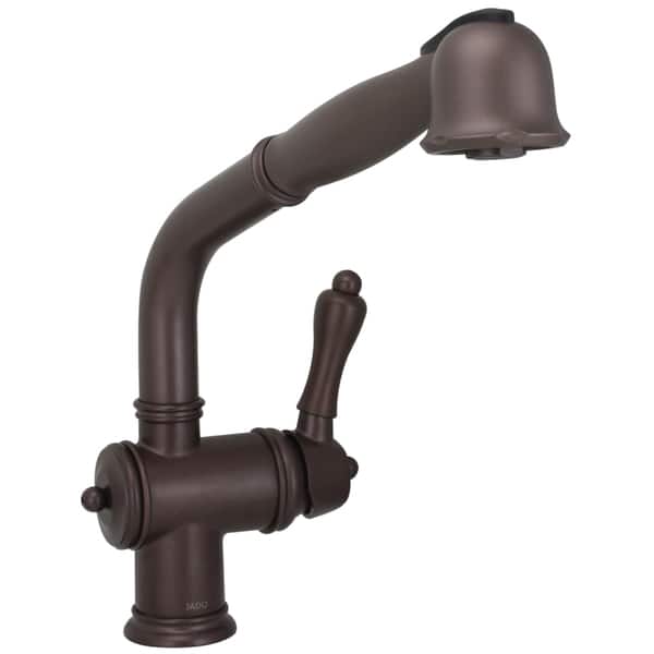 Jado Victorian Old Bronze Single-lever Pull-out Kitchen Faucet - Bed ...