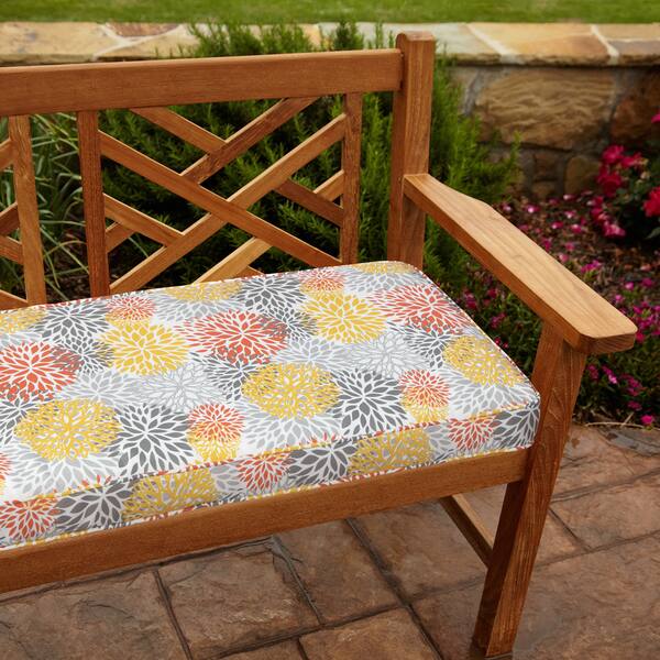 Tango Bloom 48-inch Outdoor Bench Cushion - Bed Bath & Beyond - 7881471