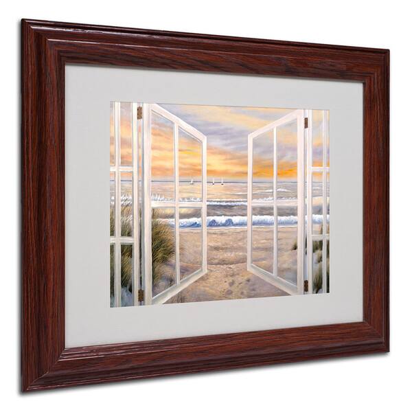 'Elongated Window' Framed Matted Art - Multi - Bed Bath & Beyond - 7883746