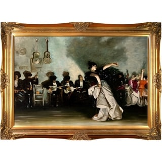 La Pastiche John Singer Sargent 'El Jaleo' Hand Painted Framed Canvas ...