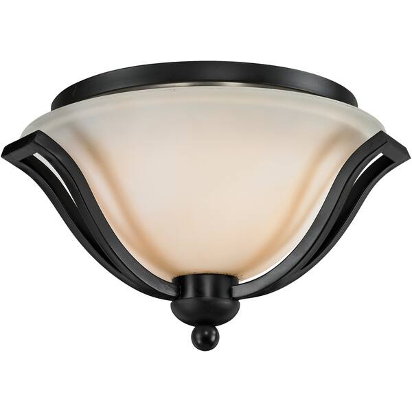 Lagoon Bronze Two-Light Ceiling - Bed Bath & Beyond - 7897210