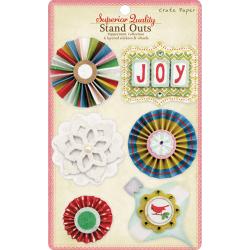 Crate Paper Peppermint Wheel and Layered Sticker Stand-outs - Bed Bath ...