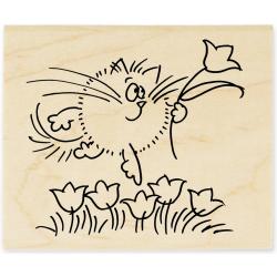 Stampendous 'V-Tiptoe Fluffles' Mounted Rubber Stamp - Bed Bath ...